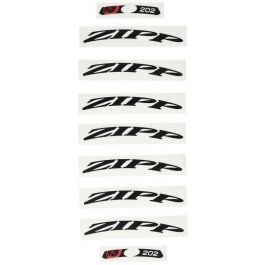 ZIPP DECAL SET 1 WHEEL 202 ZIPPLOGO MATTEBLK | StoneFeet